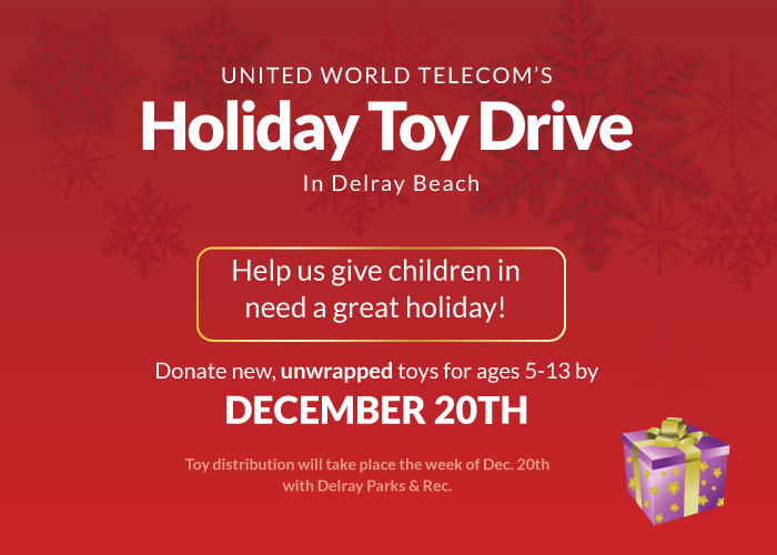 Holiday Toy Drive - United World Telecom
